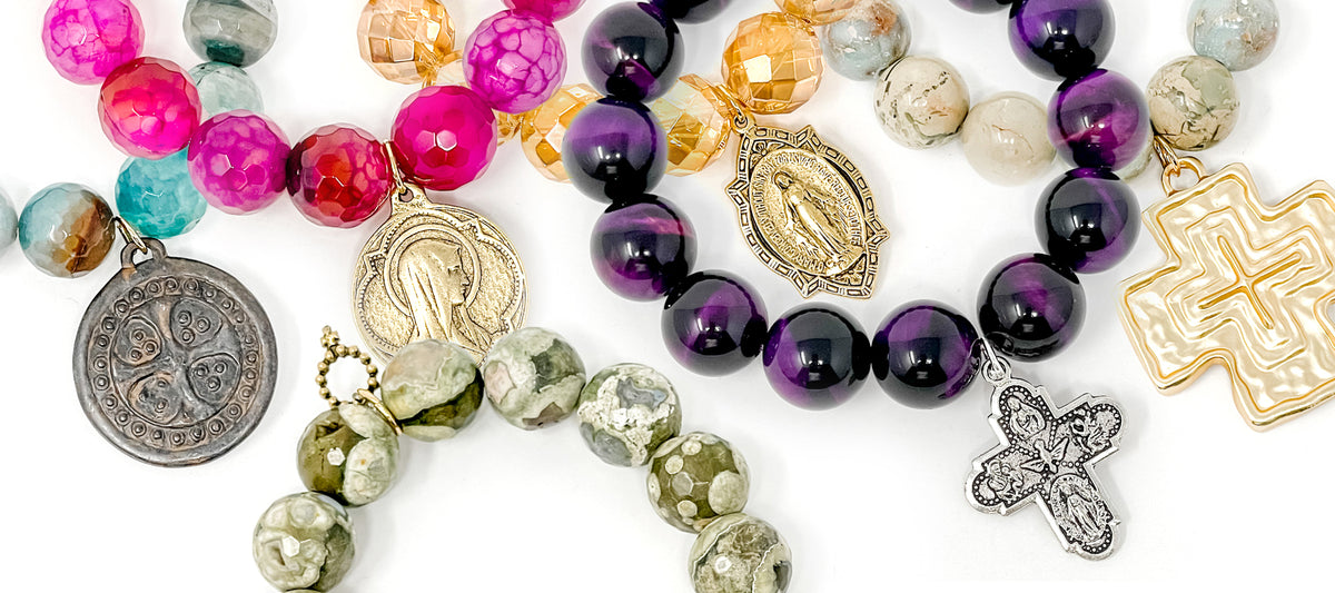 NEW Religious Bracelets – Powerbeads by jen