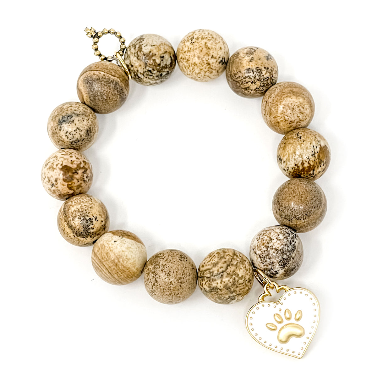 Jen's Private Bracelet with Vintage Medal – Powerbeads by jen
