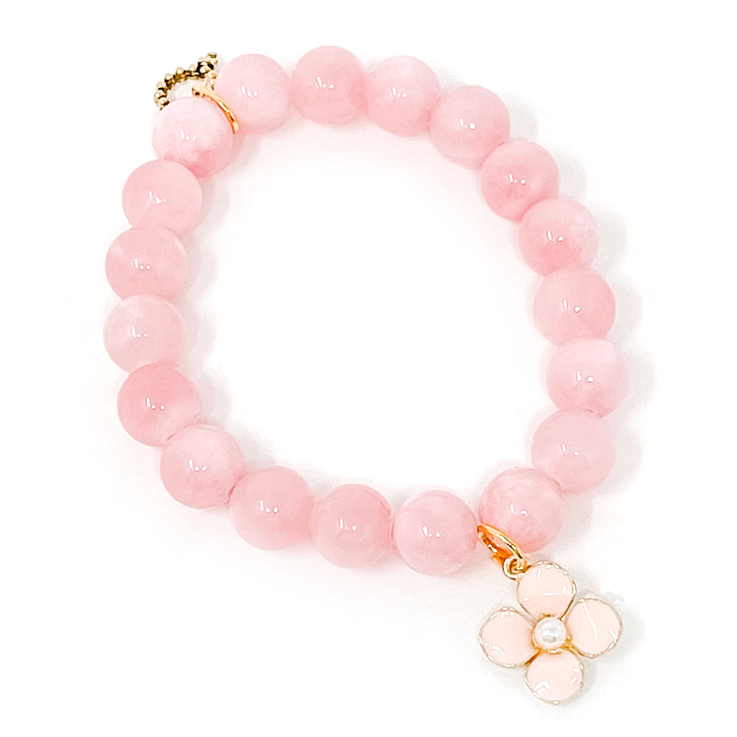 Summer Bracelet with Vintage Medal – Powerbeads by jen