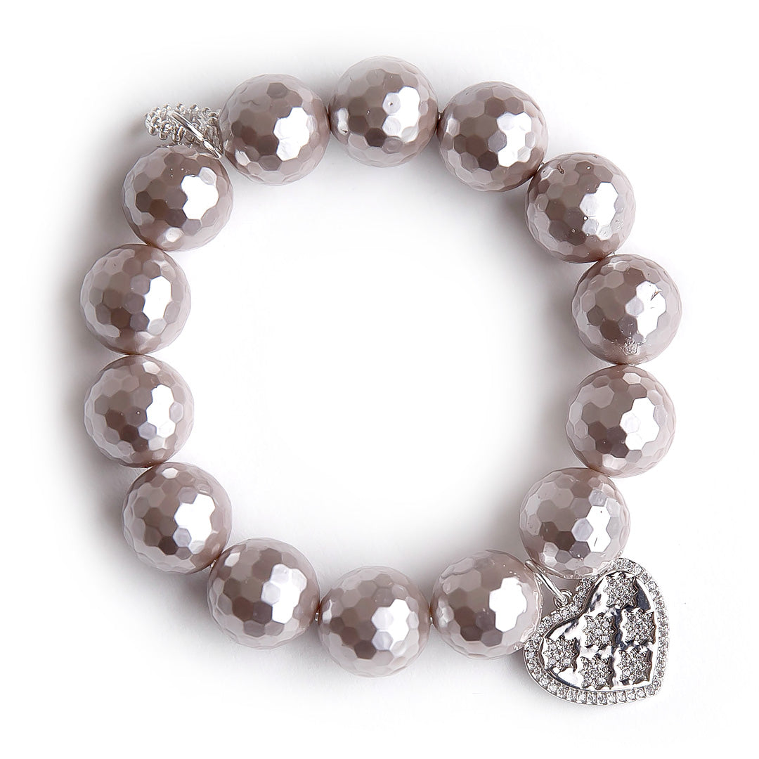 Inspirational Bracelet with Vintage Medal – Powerbeads by jen