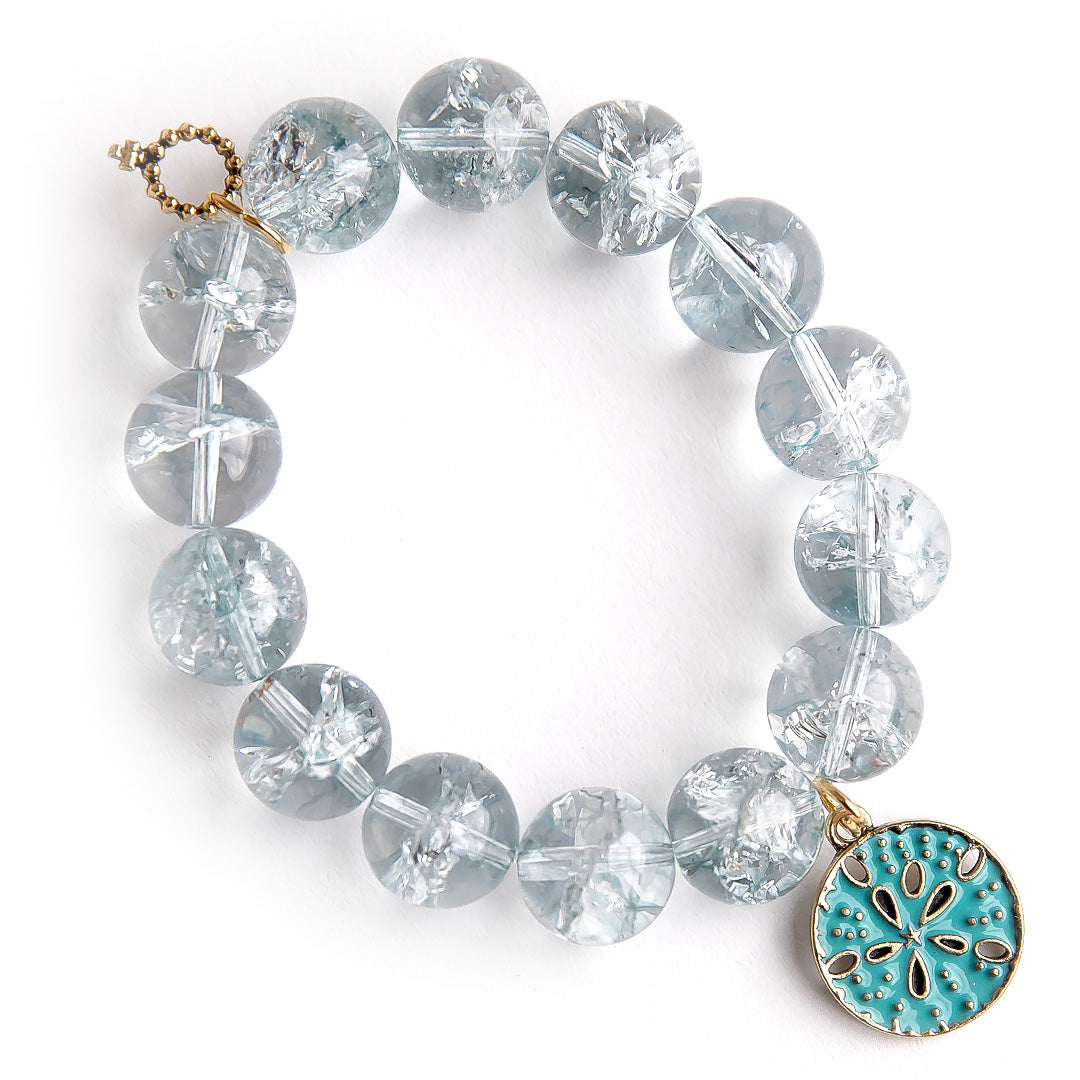Inspirational Bracelet with Vintage Medal – Powerbeads by jen