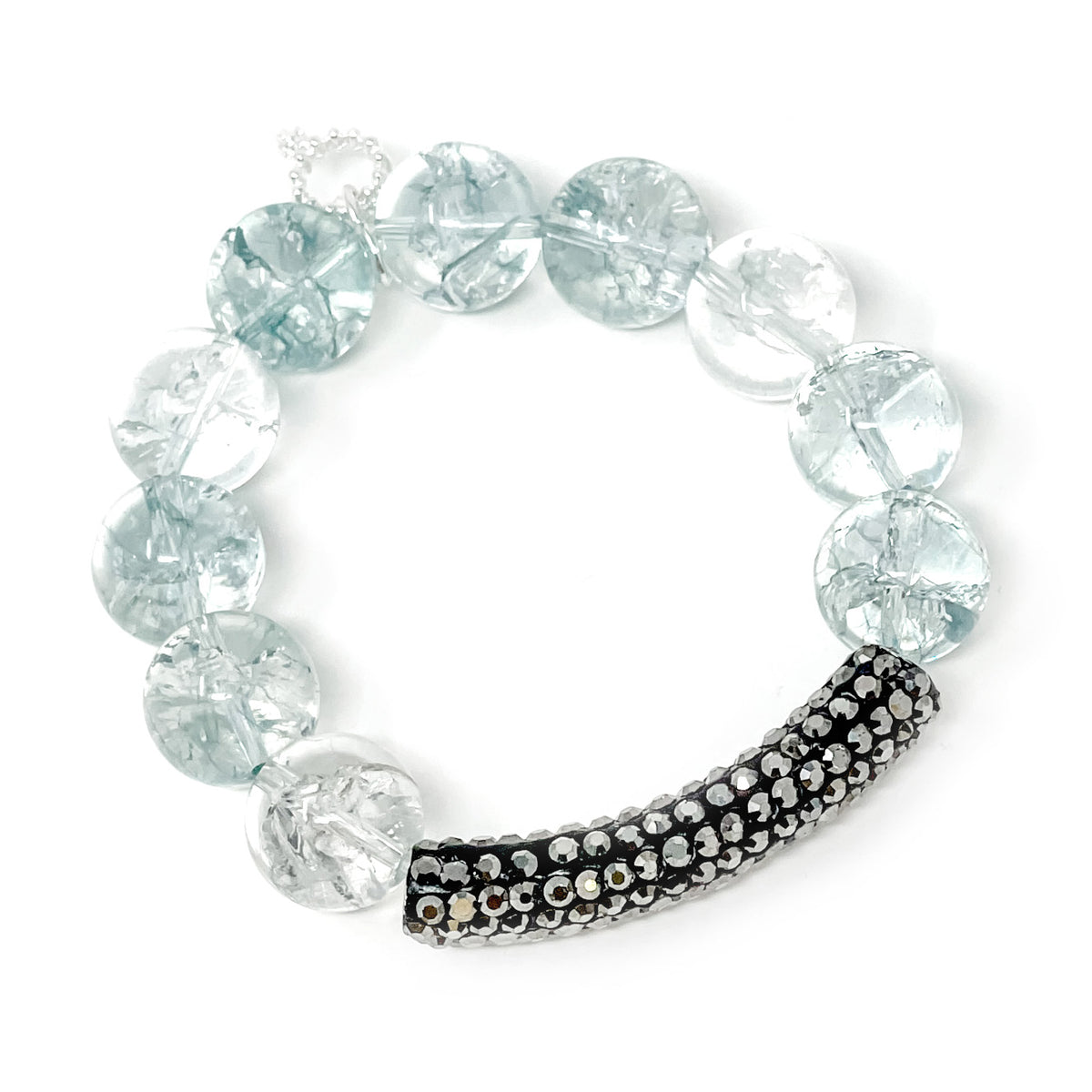 Holiday Bracelet with Vintage Medal – Powerbeads by jen