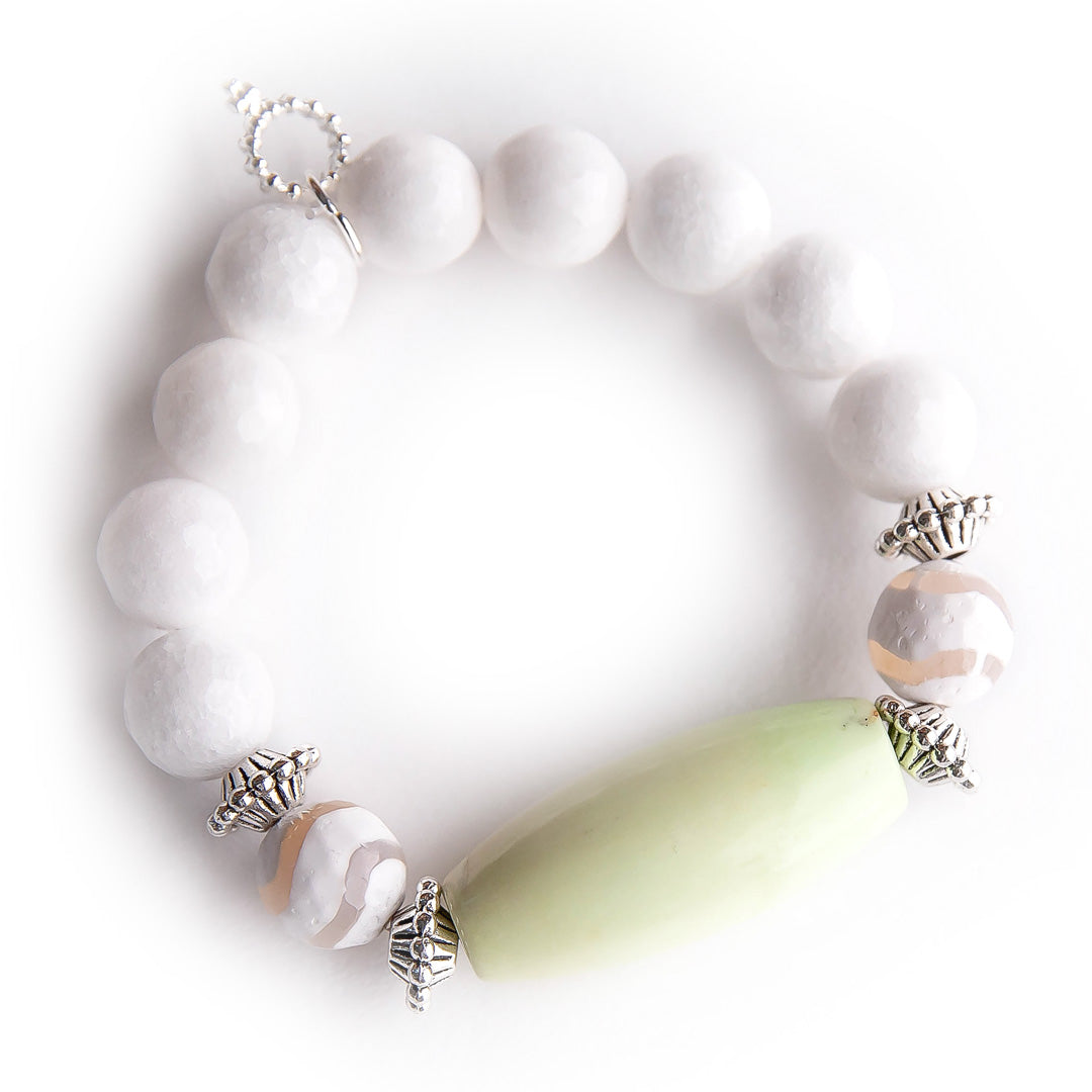 Bracelet with Vintage Medal – Powerbeads by jen